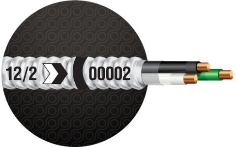 Type MC Cable | Solid Copper 10-14 AWG THHN/THWN-2 | Aluminum Armored ...