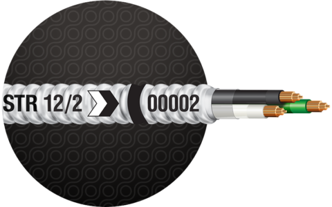 Stranded Copper MC Cable 14-2 AWG | THHN/THWN-2 Armored Electrical Wire