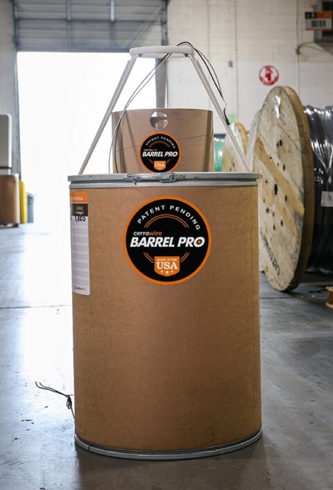 Tangle-Free Barrel Pro Wire Container
